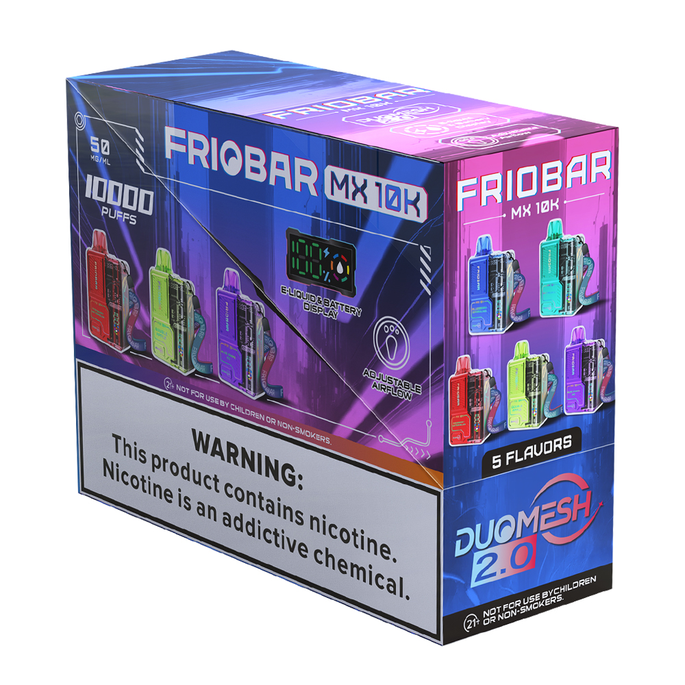 Friobar MX 10K Free Gift - 5 Flavors – RZ Smoke - Vape & Smoke Shop ...
